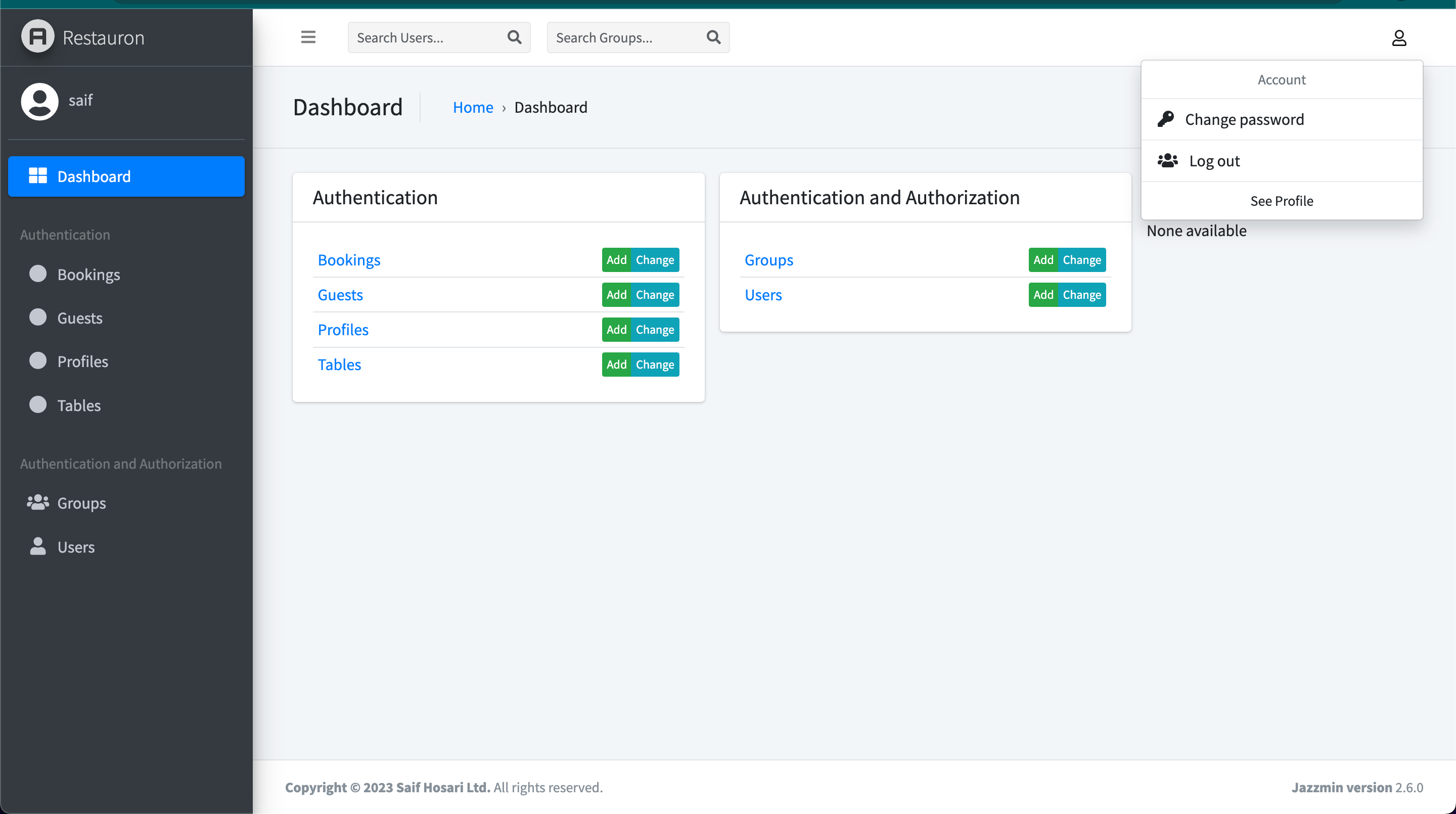GitHub - saifhosari/Restaurent-booking-system: Restaurent Management System