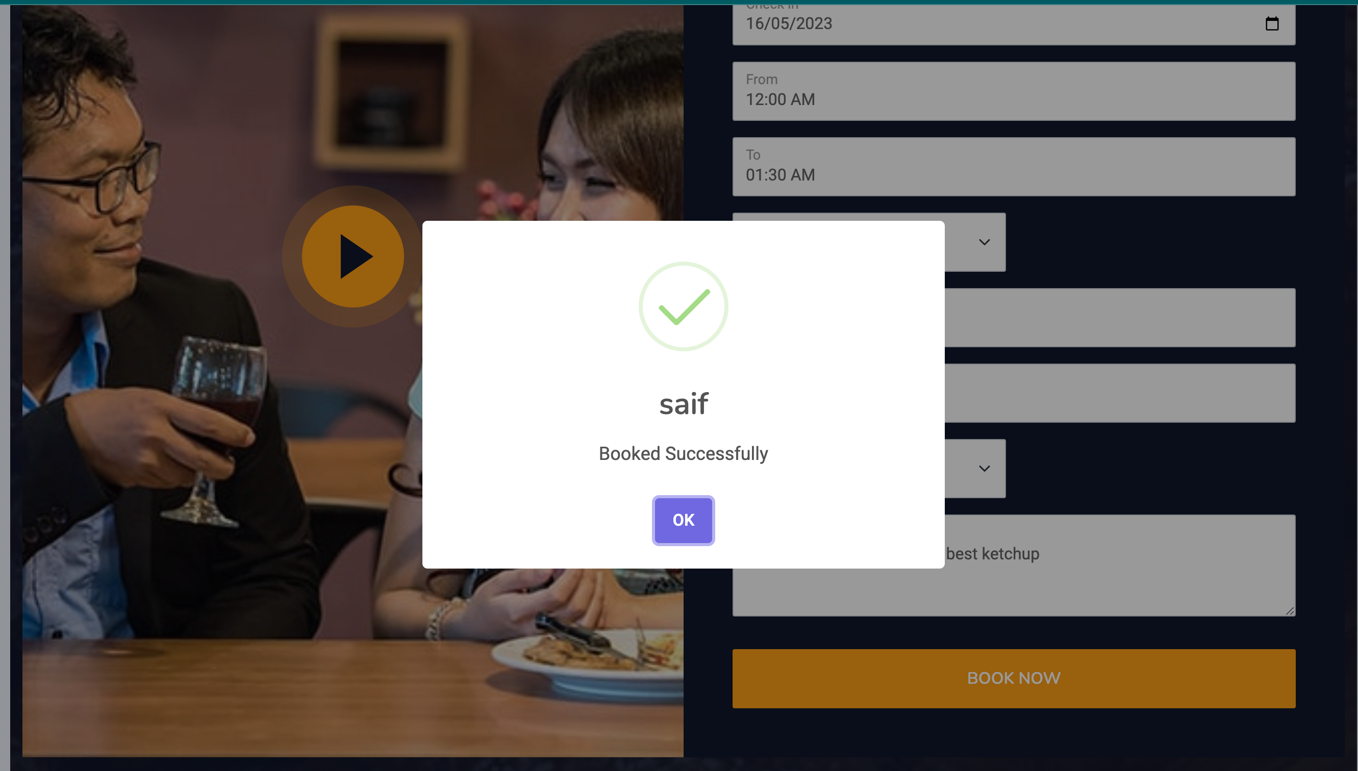 GitHub - saifhosari/Restaurent-booking-system: Restaurent Management System