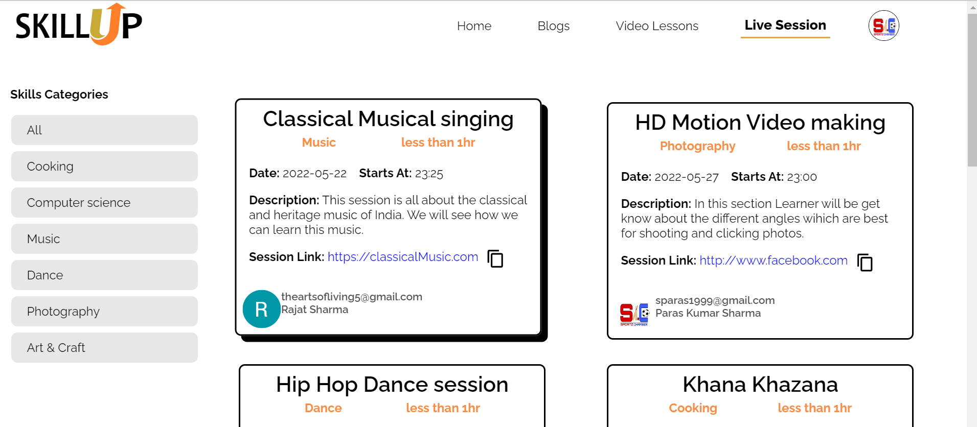 GitHub - Parassharma1999/Skill-Up: SKILLUP is a free Voluntary web application where a learner ...