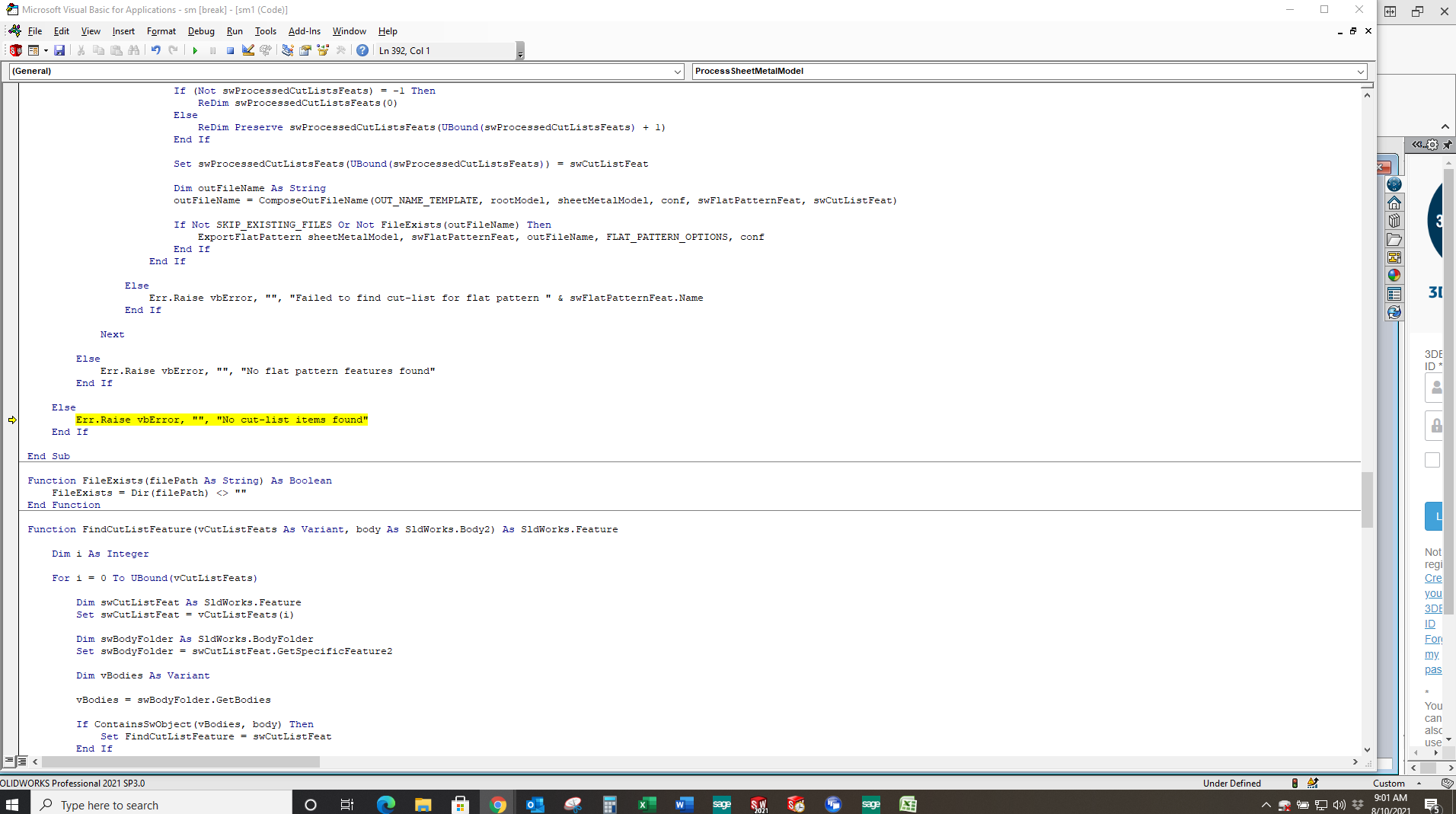 Flat Pattern Error-Cut List https://www.codestack.net/solidworks-api/document/sheet-metal/export ...