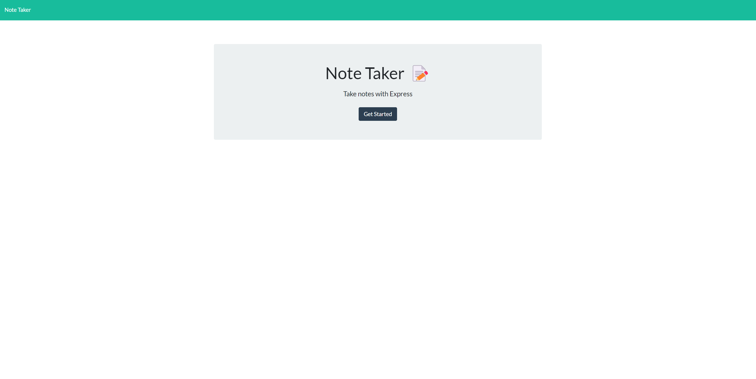 GitHub - nicnolen/note-taker: This application will use an Express.js back end and will save and ...