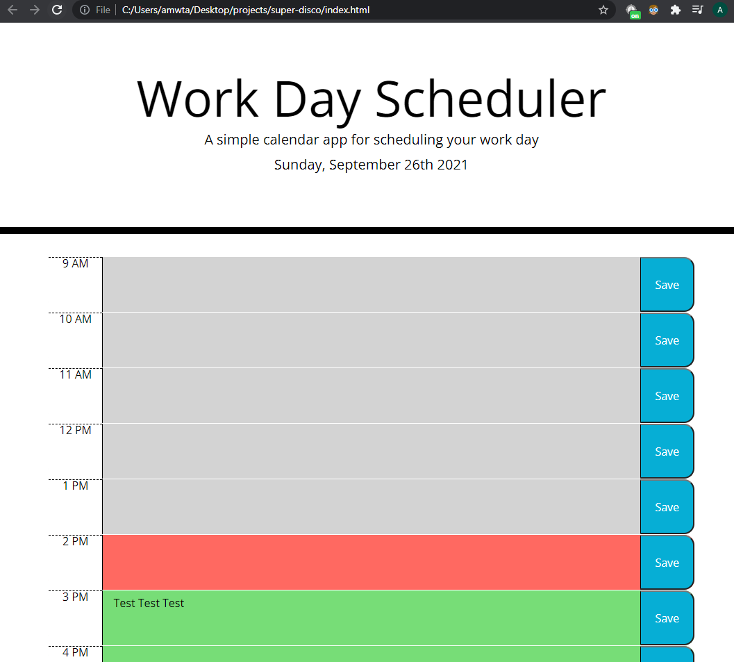 GitHub - Andy-Waine/Work-Day-Scheduler