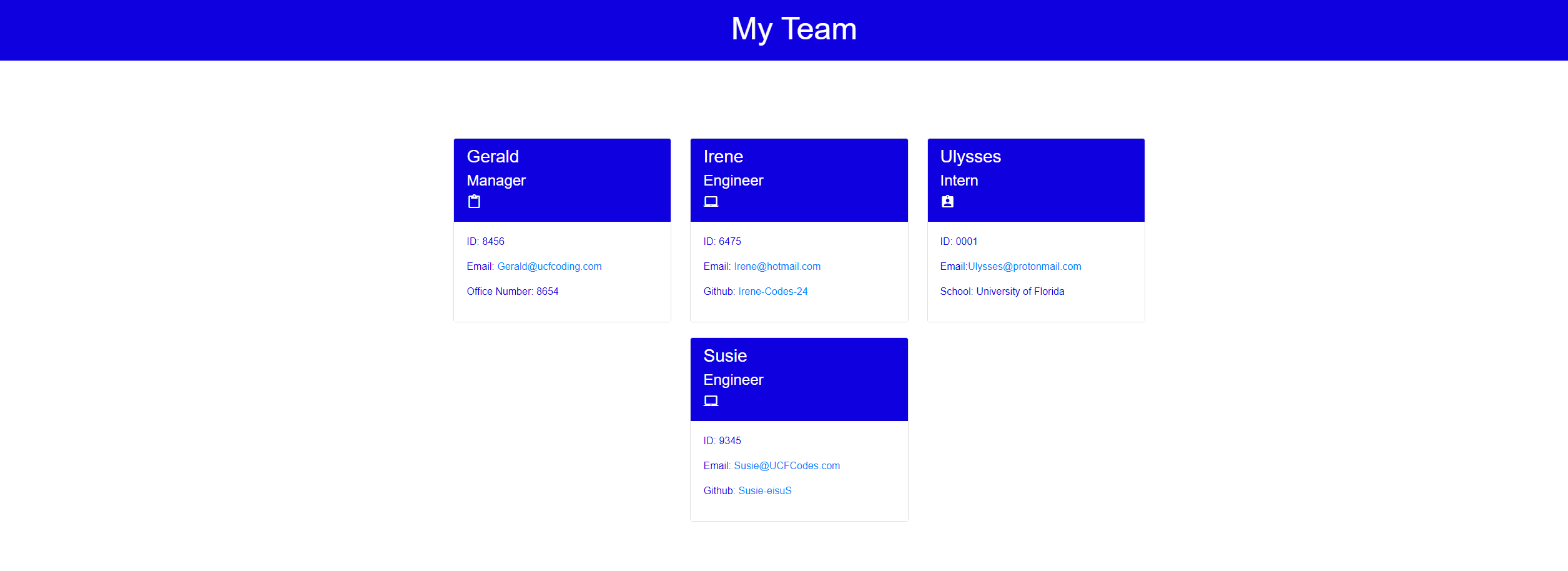 GitHub - Andy-Waine/Team-Profile-Generator: A Command-Line Application ...