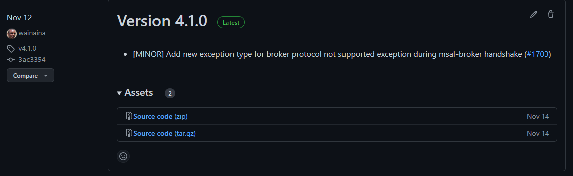 Version "Chaos" · Issue #1733 · AzureAD/microsoft-authentication-library-for-android · GitHub