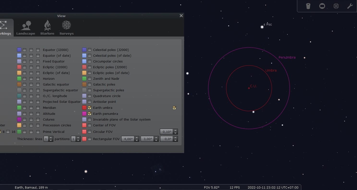 Earth's shadow · Issue #2503 · Stellarium/stellarium · GitHub