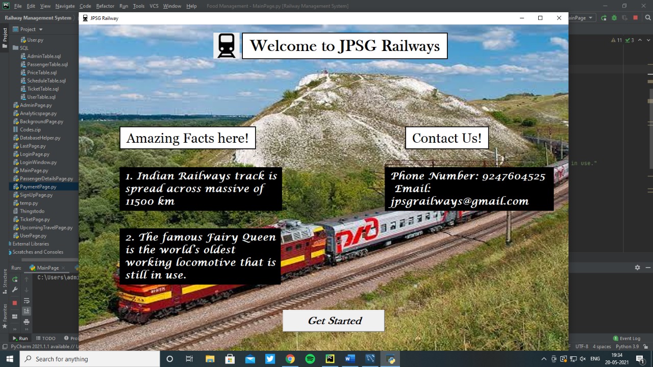 GitHub - Gayatri-Shahane/Railway_reservation