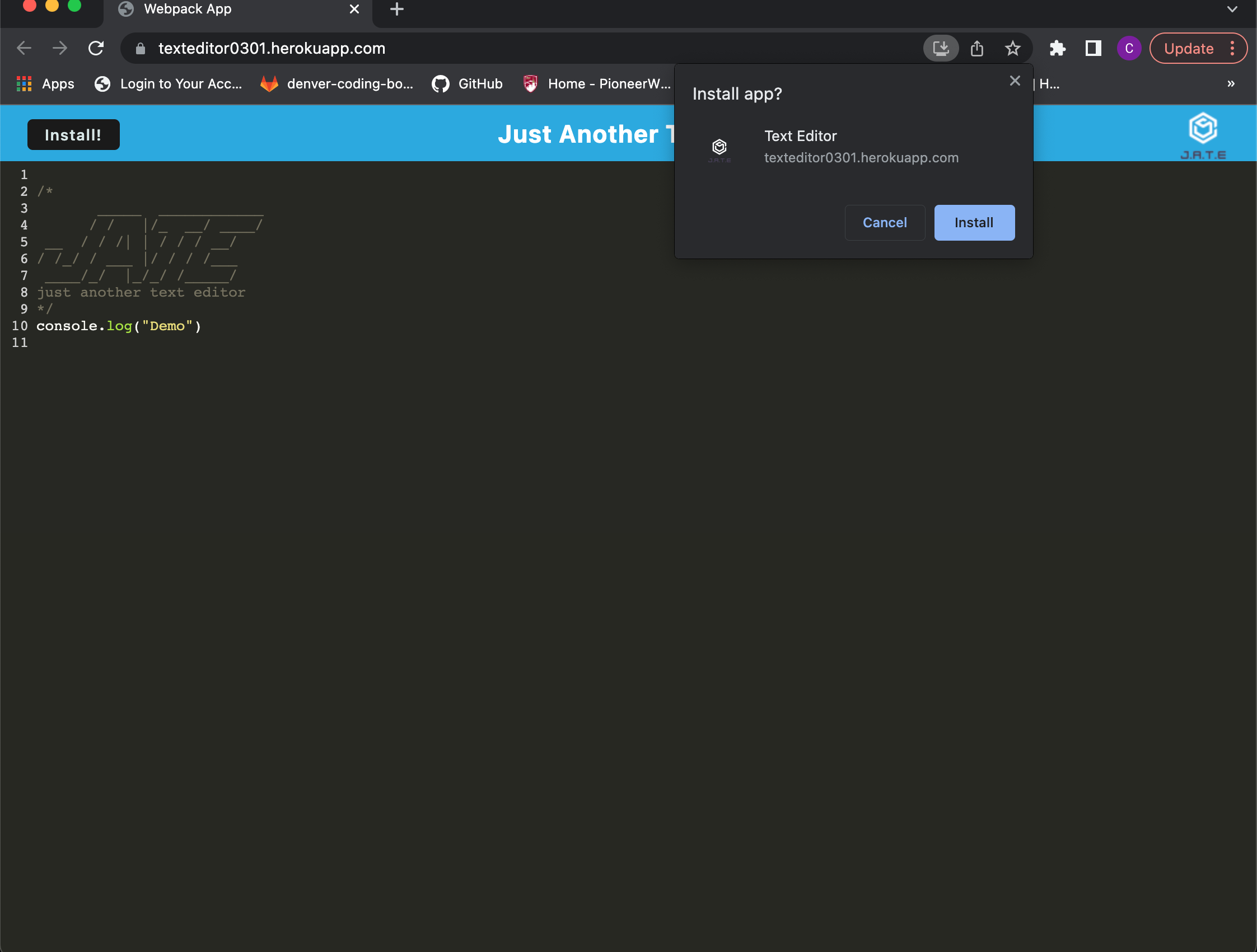 GitHub - CaitKidd/Text-Editor