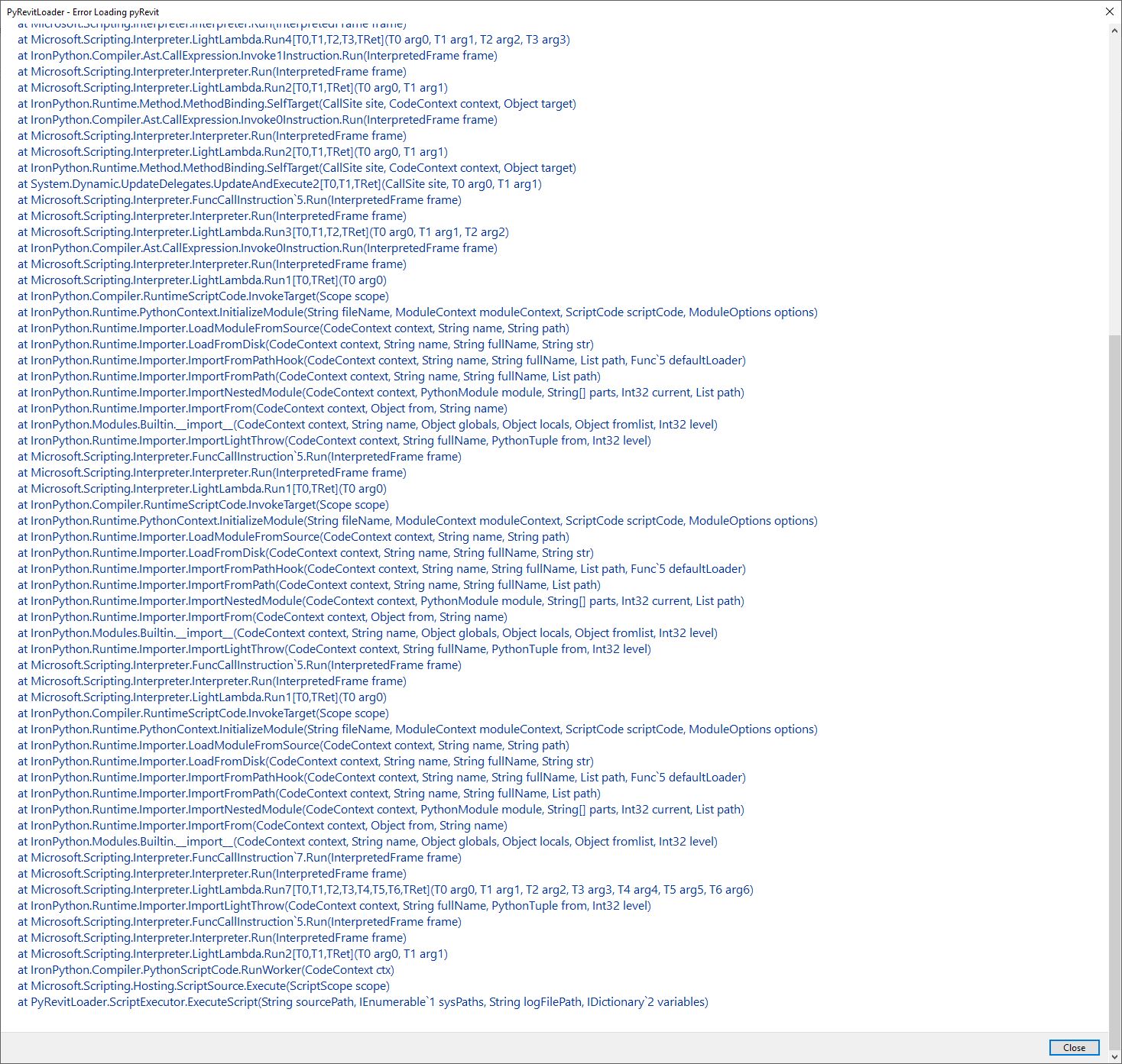 Revit 2021 Crashes On Startup And The Log Doesnt Note An Error Occurred · Issue 1314