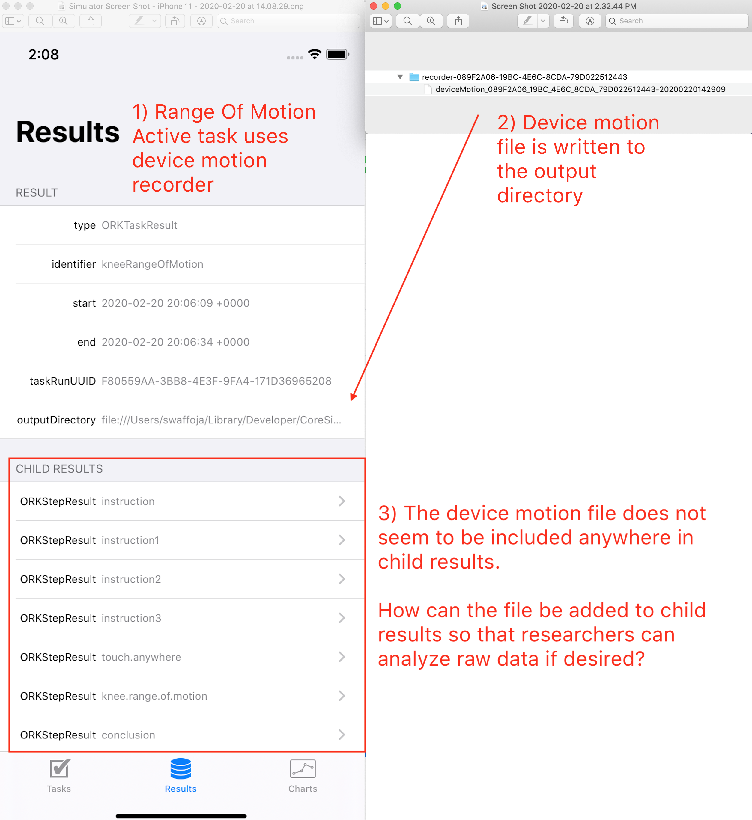Range of Motion tasks not referencing ORKFileResult · Issue #1330 · ResearchKit/ResearchKit · GitHub