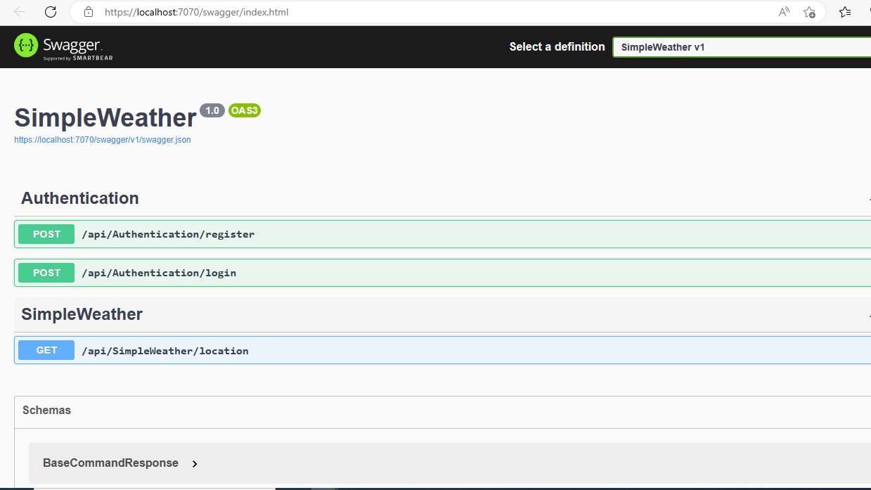 GitHub - donkennie/SimpleWeather: Create a simple weather RESTful API using .NET6 including ...