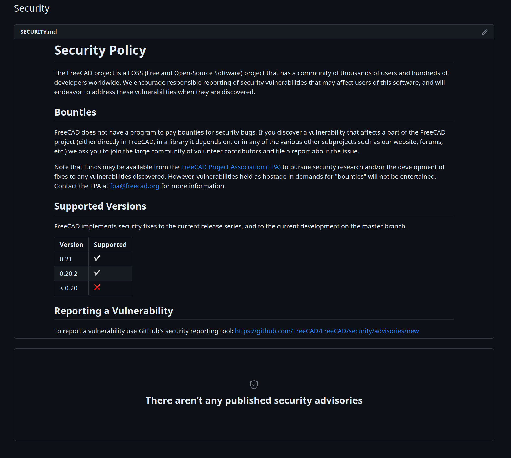 [Problem] Broken link for vulnerability reporting · Issue #9959 ...