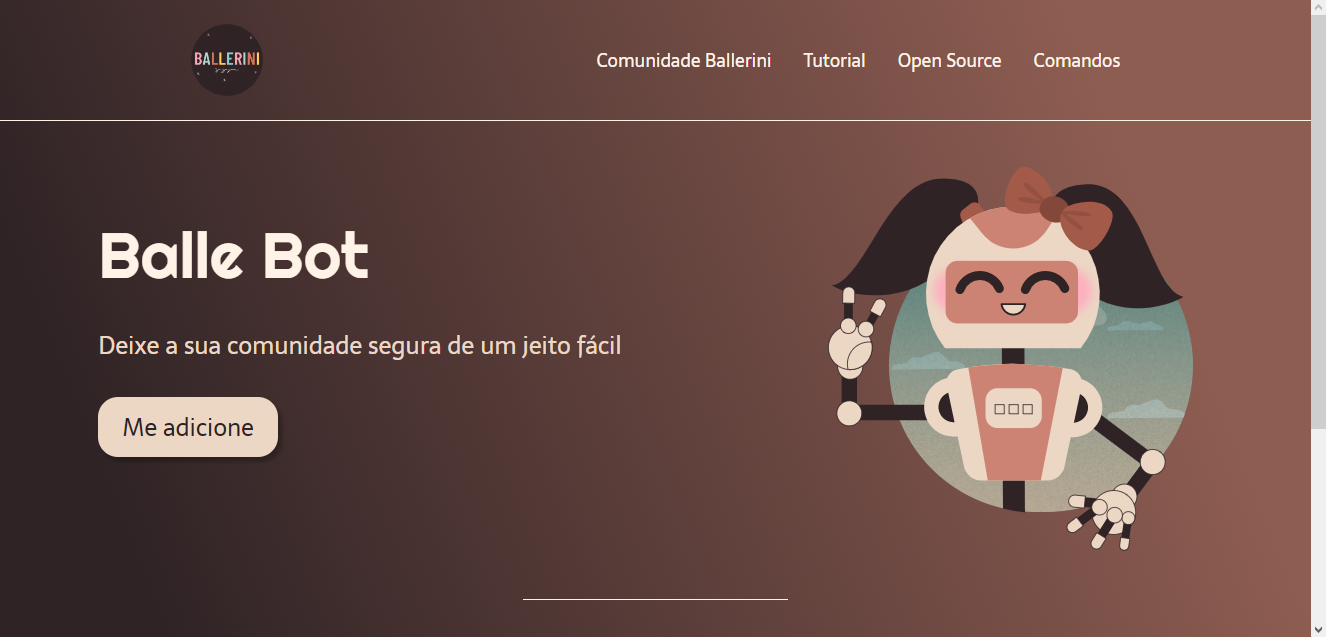 GitHub - marcelamtm/balle-bot-landing-page