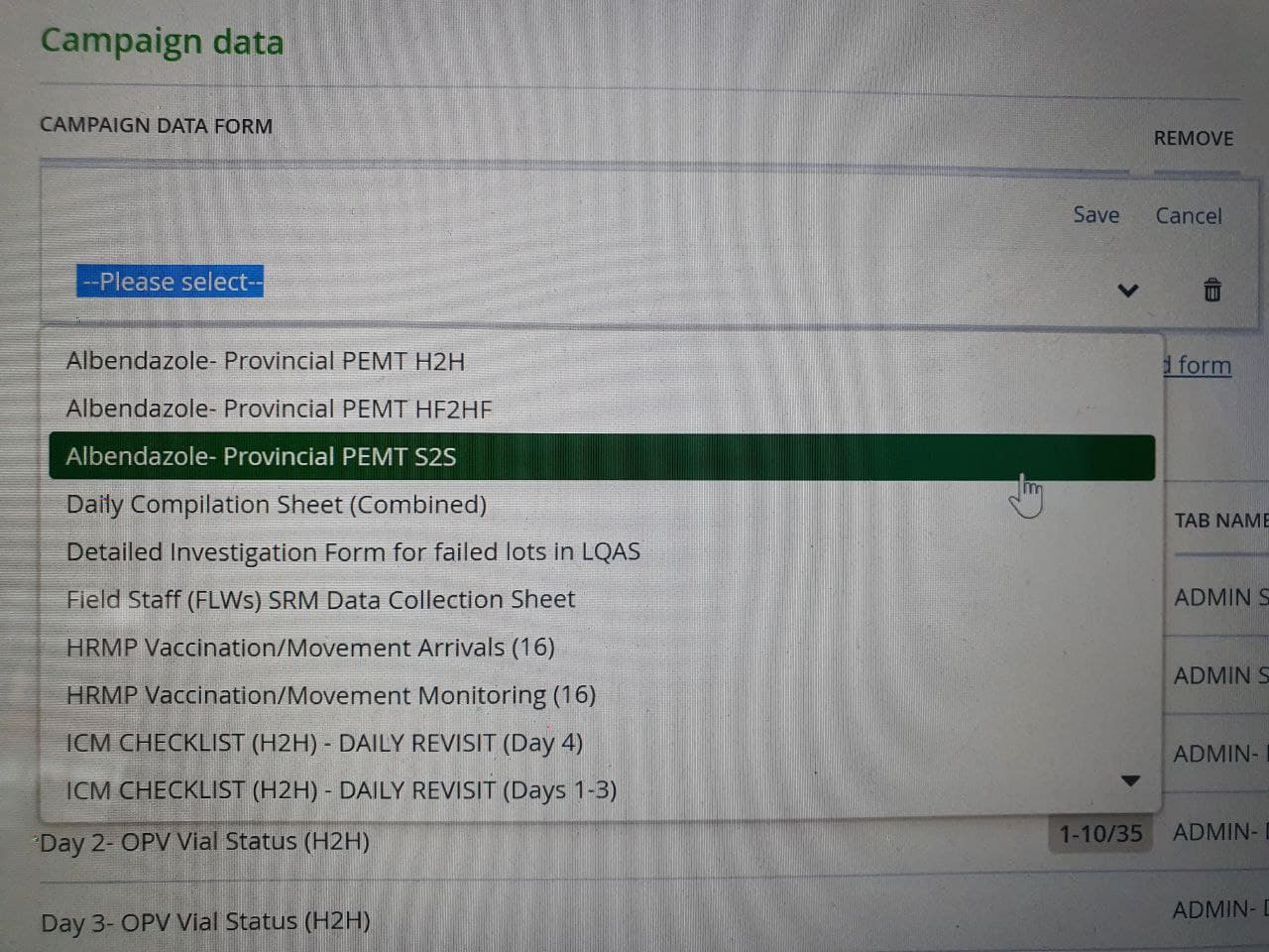 Adding multiple forms to campaign at once · Issue #89 · AFG-Polio-Data/APMIS-Project · GitHub