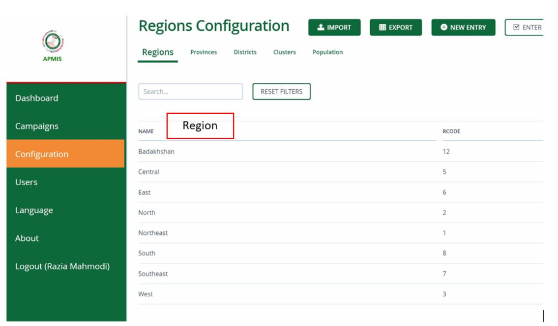 Configuration page: Org Unit changes to headers and ordering · Issue #154 · AFG-Polio-Data/APMIS ...