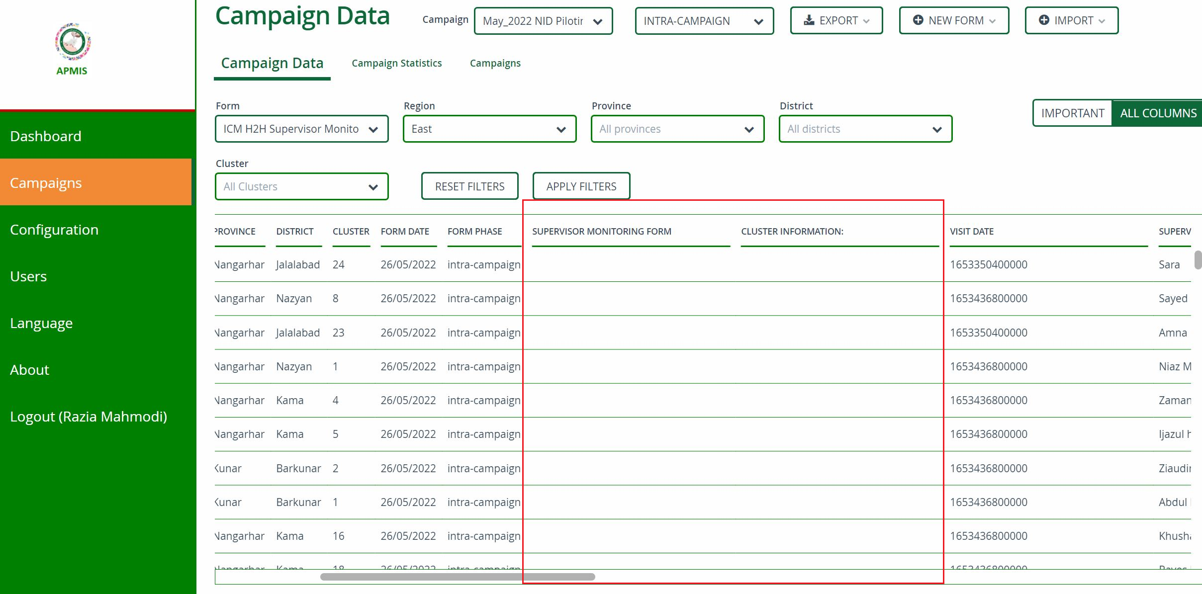 Setting labels to "Read Only" · Issue #167 · AFG-Polio-Data/APMIS-Project · GitHub