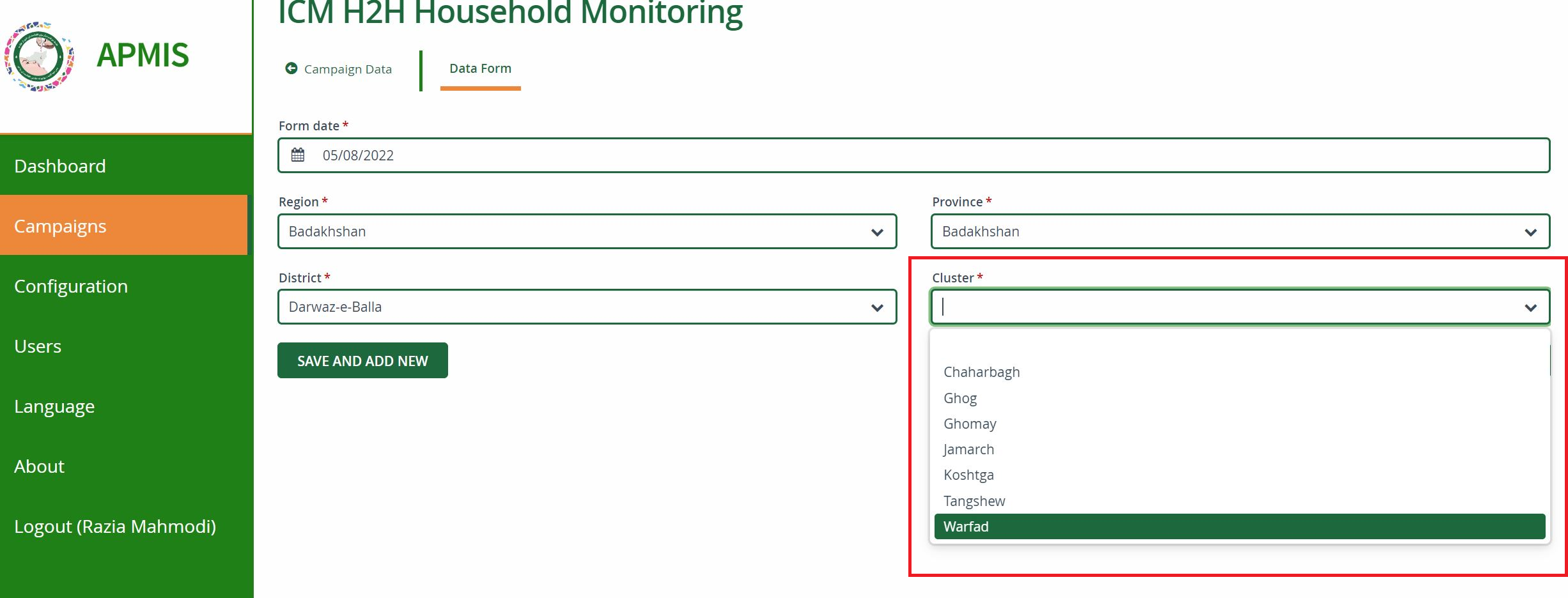 Add 'Cluster Number' Column (variable) to Cluster · Issue #163 · AFG-Polio-Data/APMIS-Project ...