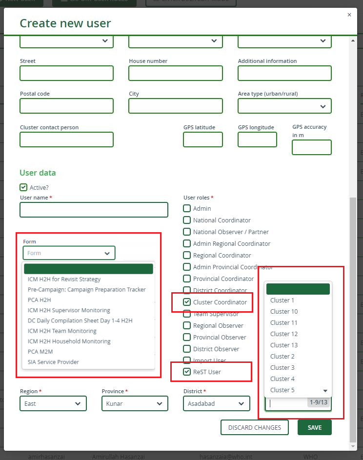 Ability to assign multiple clusters to Cluster Coordinator · Issue #238 · AFG-Polio-Data/APMIS ...