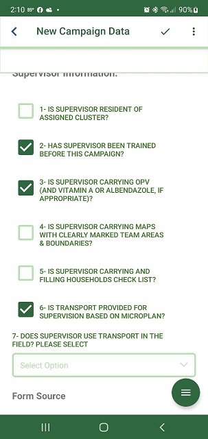 Enable yes/no option in mobile app · Issue #250 · AFG-Polio-Data/APMIS-Project · GitHub