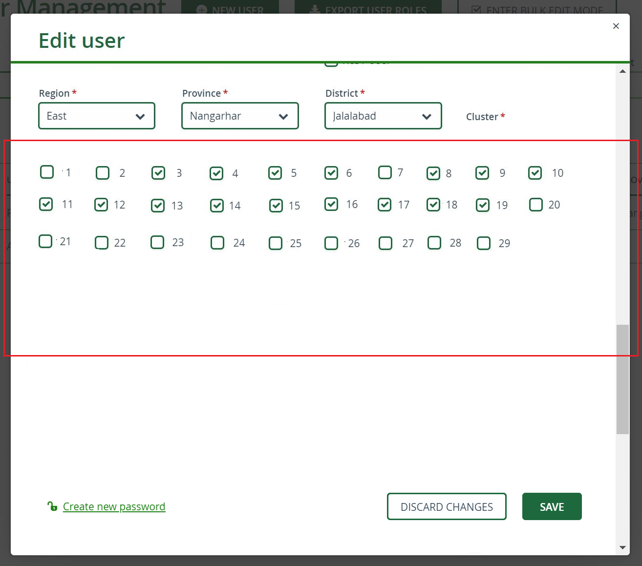 Ability to assign multiple clusters to Cluster Coordinator · Issue #238 · AFG-Polio-Data/APMIS ...