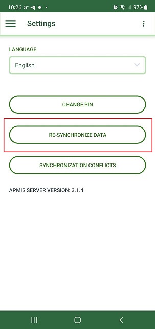 Renaming Sync buttons in mobile app · Issue #289 · AFG-Polio-Data/APMIS-Project · GitHub