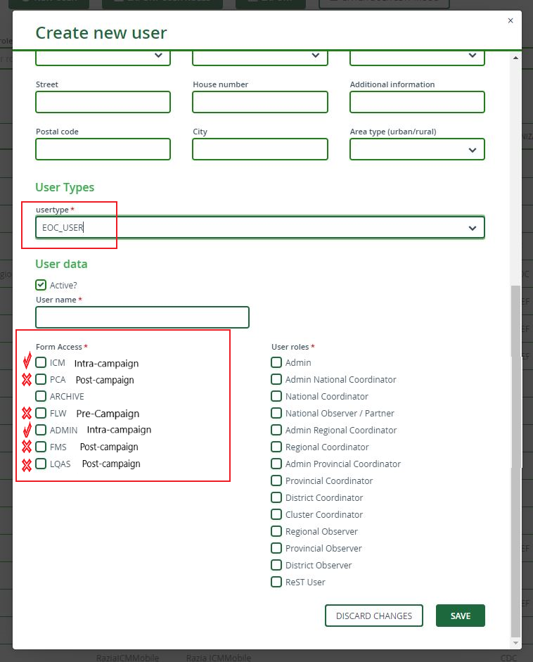 Form Access should be specify based on organization · Issue #346 · AFG-Polio-Data/APMIS-Project ...