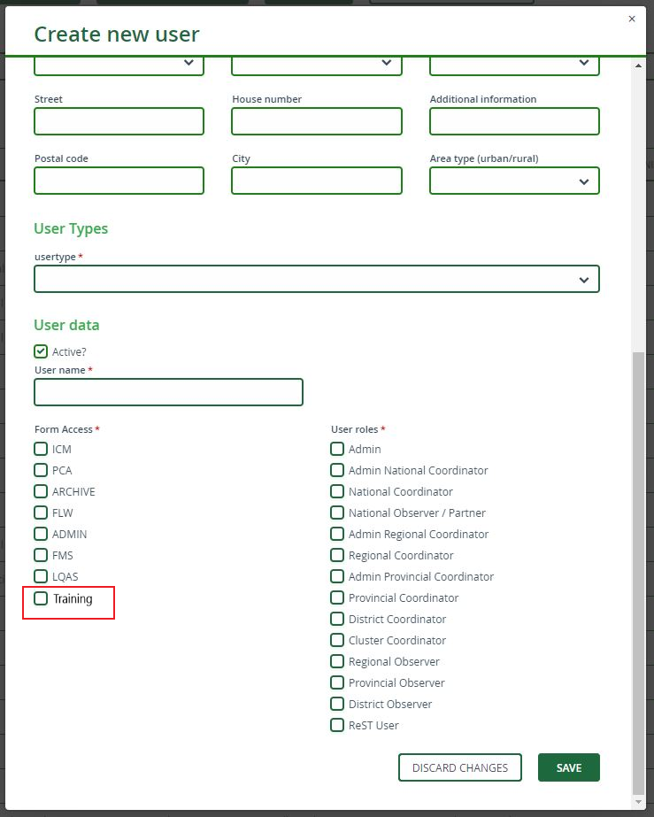 Adding "Training" to form category · Issue #347 · AFG-Polio-Data/APMIS-Project · GitHub
