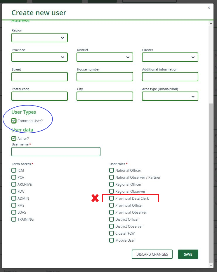 UI improvements for designating users as Common Users · Issue #371 · AFG-Polio-Data/APMIS ...