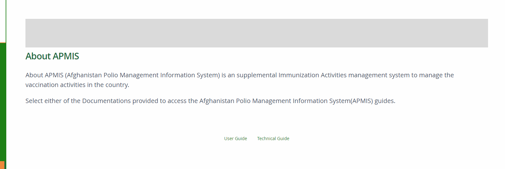 Heading of About and Support pages should be on the top of the page · Issue #409 · AFG-Polio ...