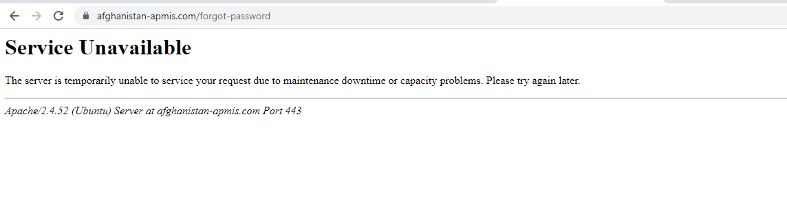 "Forgot your password" is not working · Issue #445 · AFG-Polio-Data/APMIS-Project · GitHub