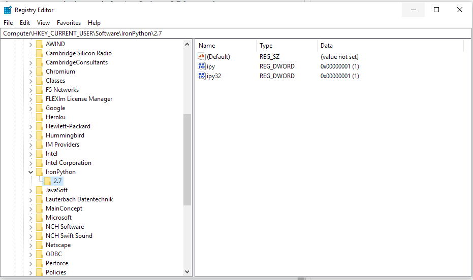 Python environment wrongly detected in Visual Studio after IronPython v2.7.8 upgrade · Issue ...