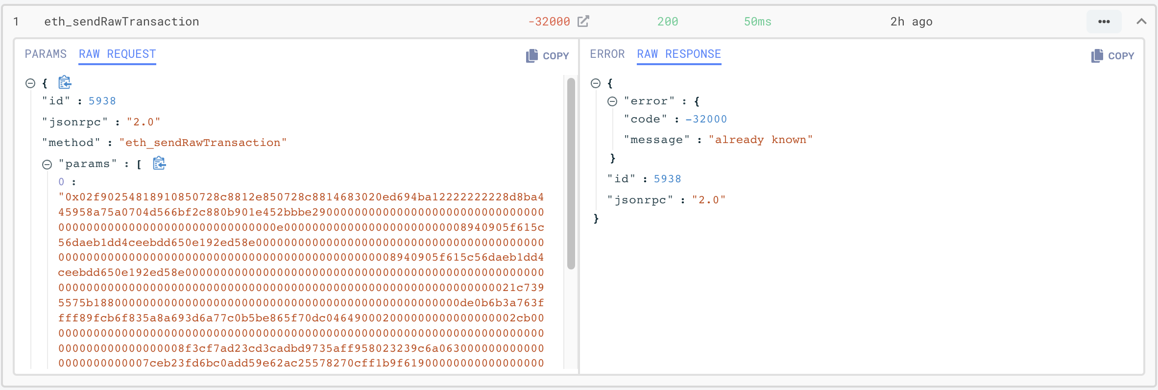 eth_sendRawTransaction return already known · Issue #22093 · ethereum/go-ethereum · GitHub