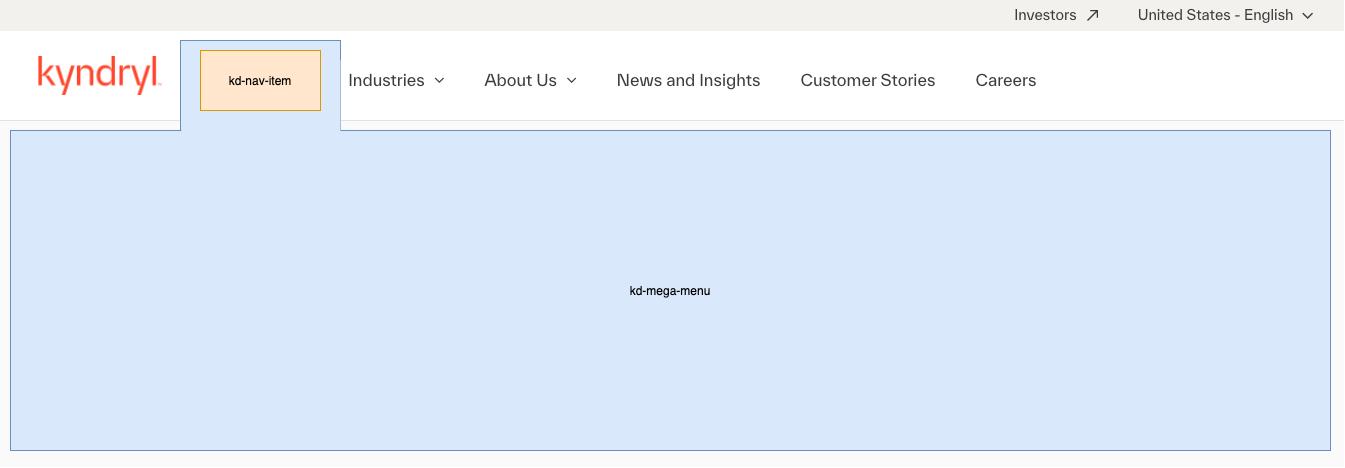 feat(megamenu): Create kd-mega-menu component · Issue #19 · kyndryl-digital/kyndryl-storybook ...