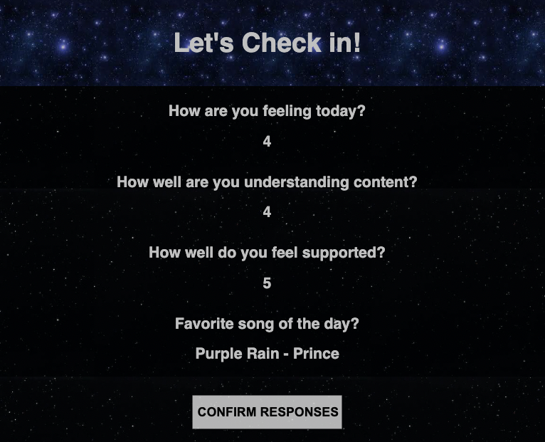 GitHub - LeahGrim/redux-feedback-loop: Questions you never knew you needed