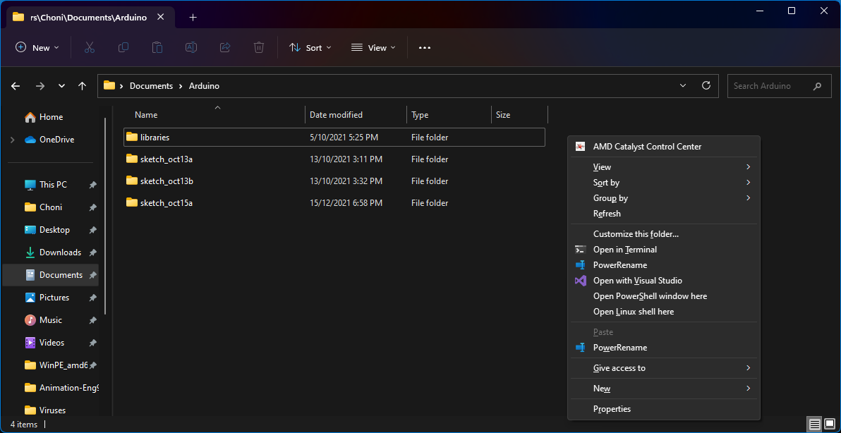 Quick power-rename keystroke clashes with new in the right-click menu ...