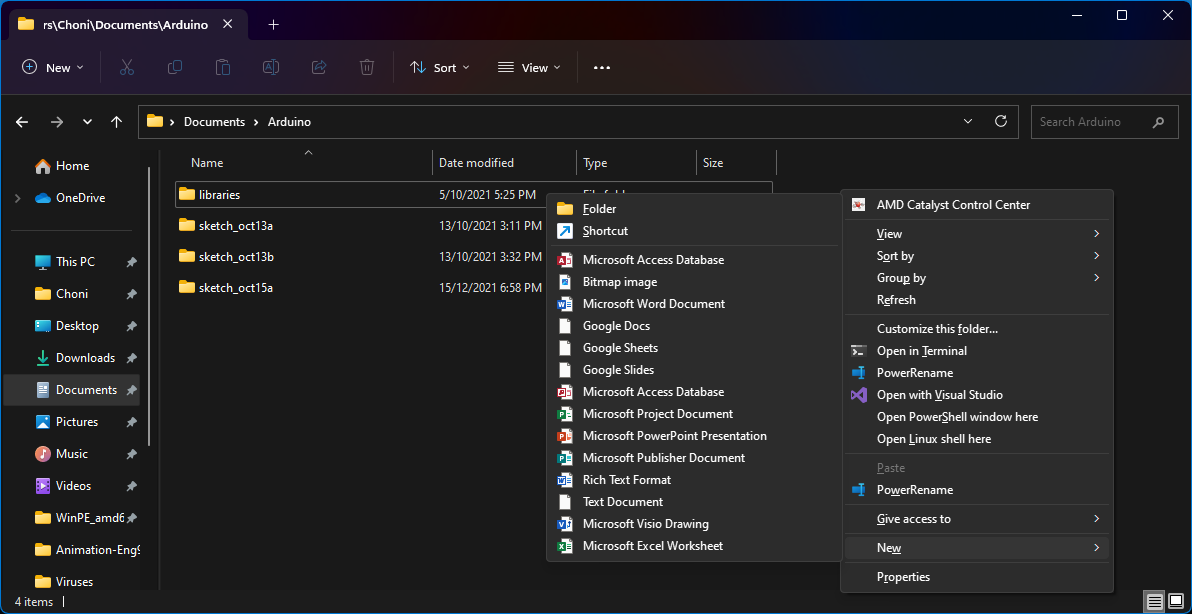 Quick power-rename keystroke clashes with new in the right-click menu ...