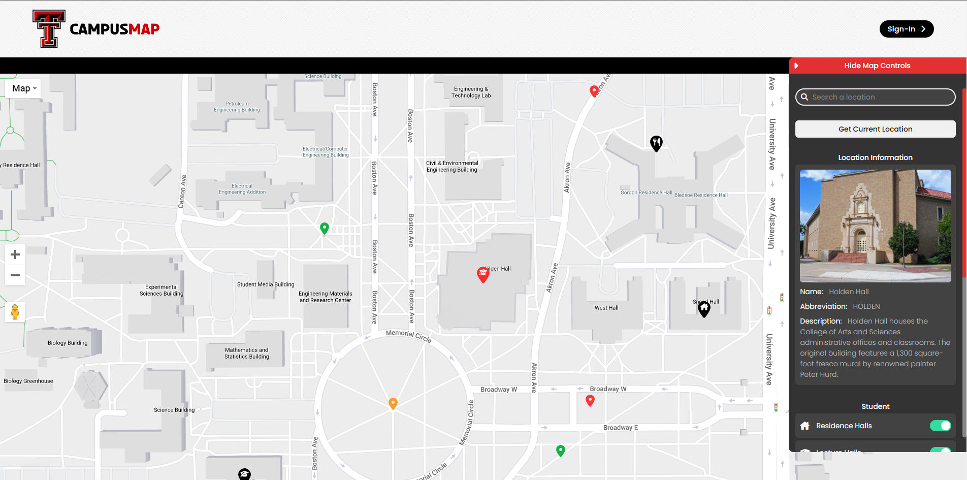 GitHub - blane13brown/capstone-ttu-map-website: A new and improved Texas Tech University map ...