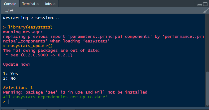 De-attach packages before update · Issue #38 · easystats/easystats · GitHub