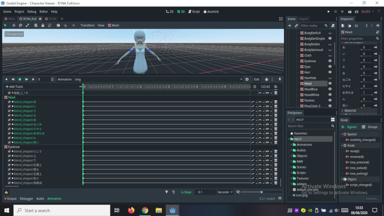 Shape keys name not displayed correctly · Issue #18583 · godotengine/godot · GitHub