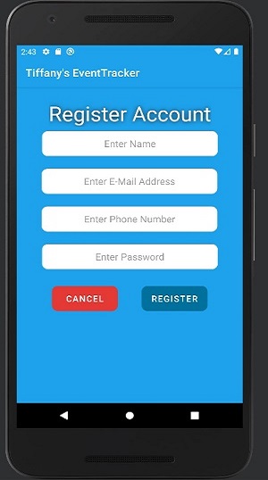 GitHub - tiffgom/Mobile-Architect-and-Programming: Event Tracker ...