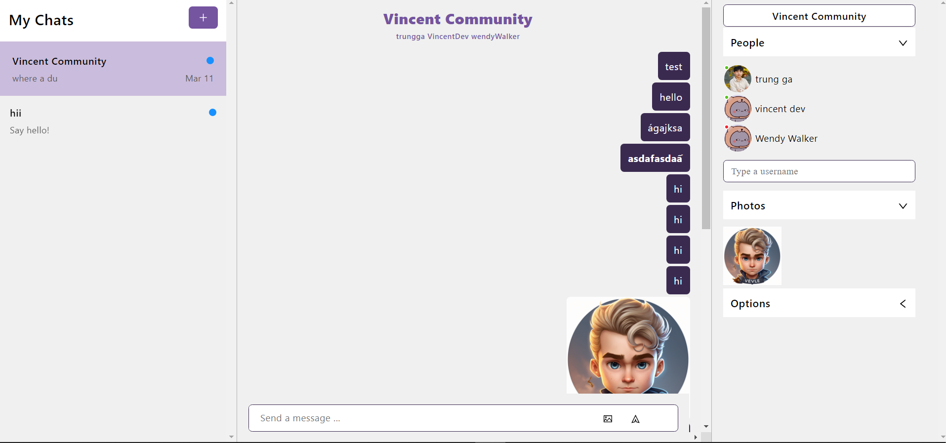 GitHub - hongsown/chatApplication