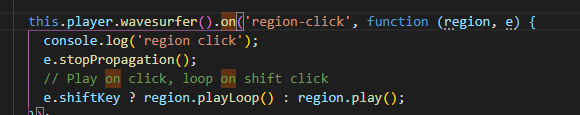 Wavesurfer Js Region Events · Issue 147 · Collab Project Videojs Wavesurfer · Github