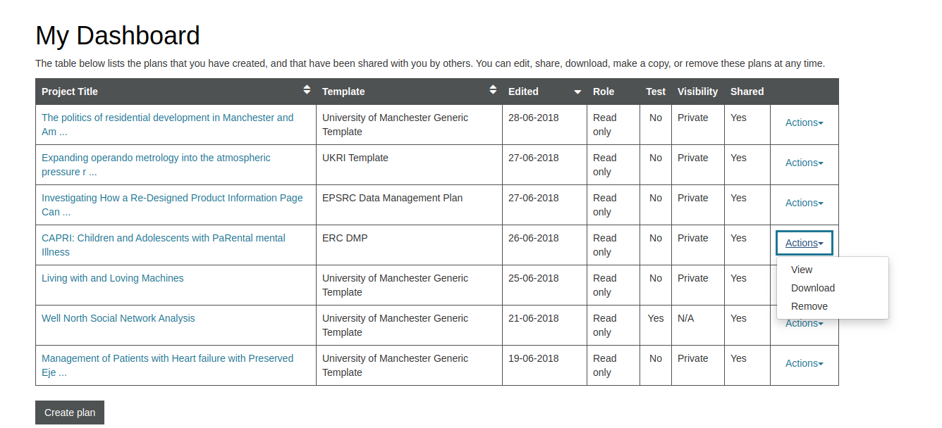 Accessibility issues for tables · Issue #1455 · DMPRoadmap/roadmap · GitHub