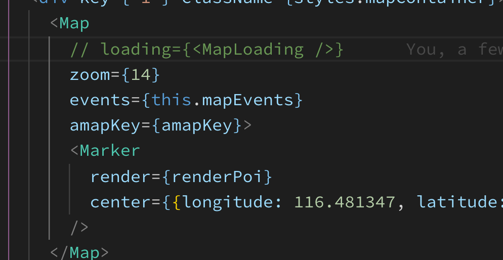 地图在render中用三目运算符加载的时候会报错 · Issue #115 · ElemeFE/react-amap · GitHub