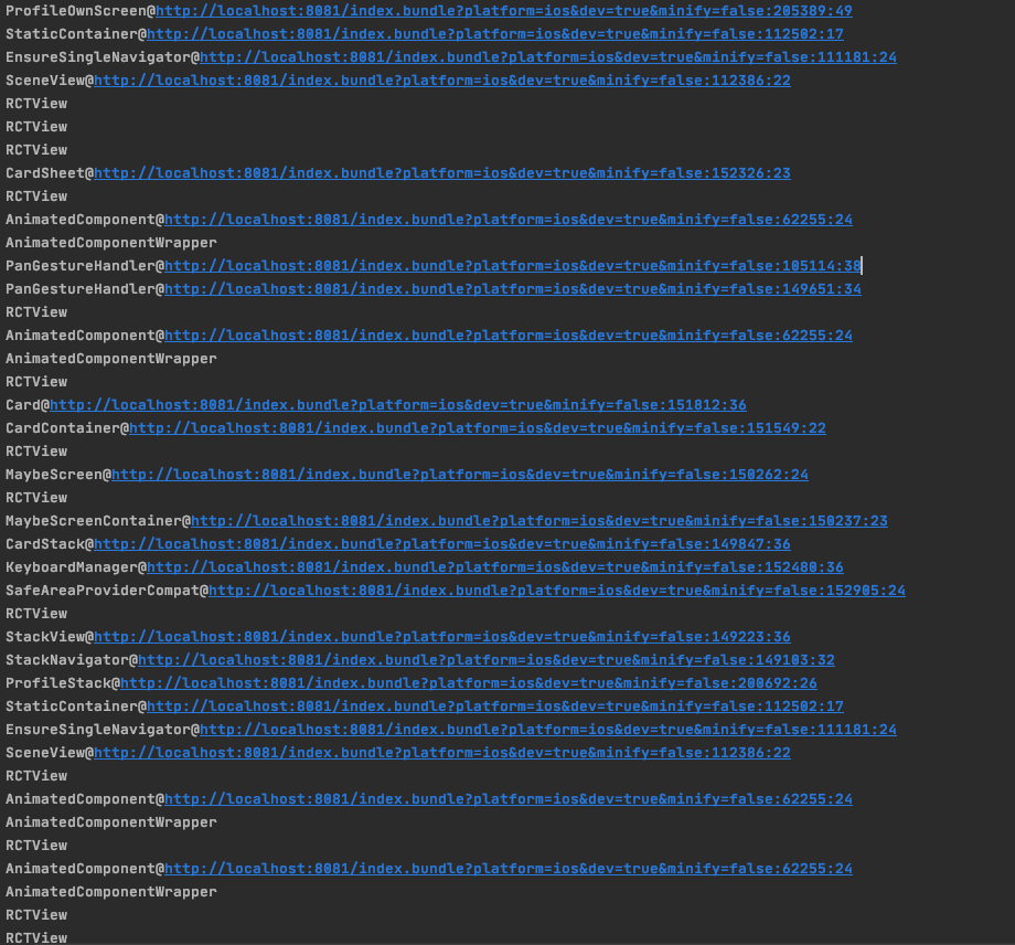 Weird logs, when navigating to a different screen · Issue #8424 · react-navigation/react ...