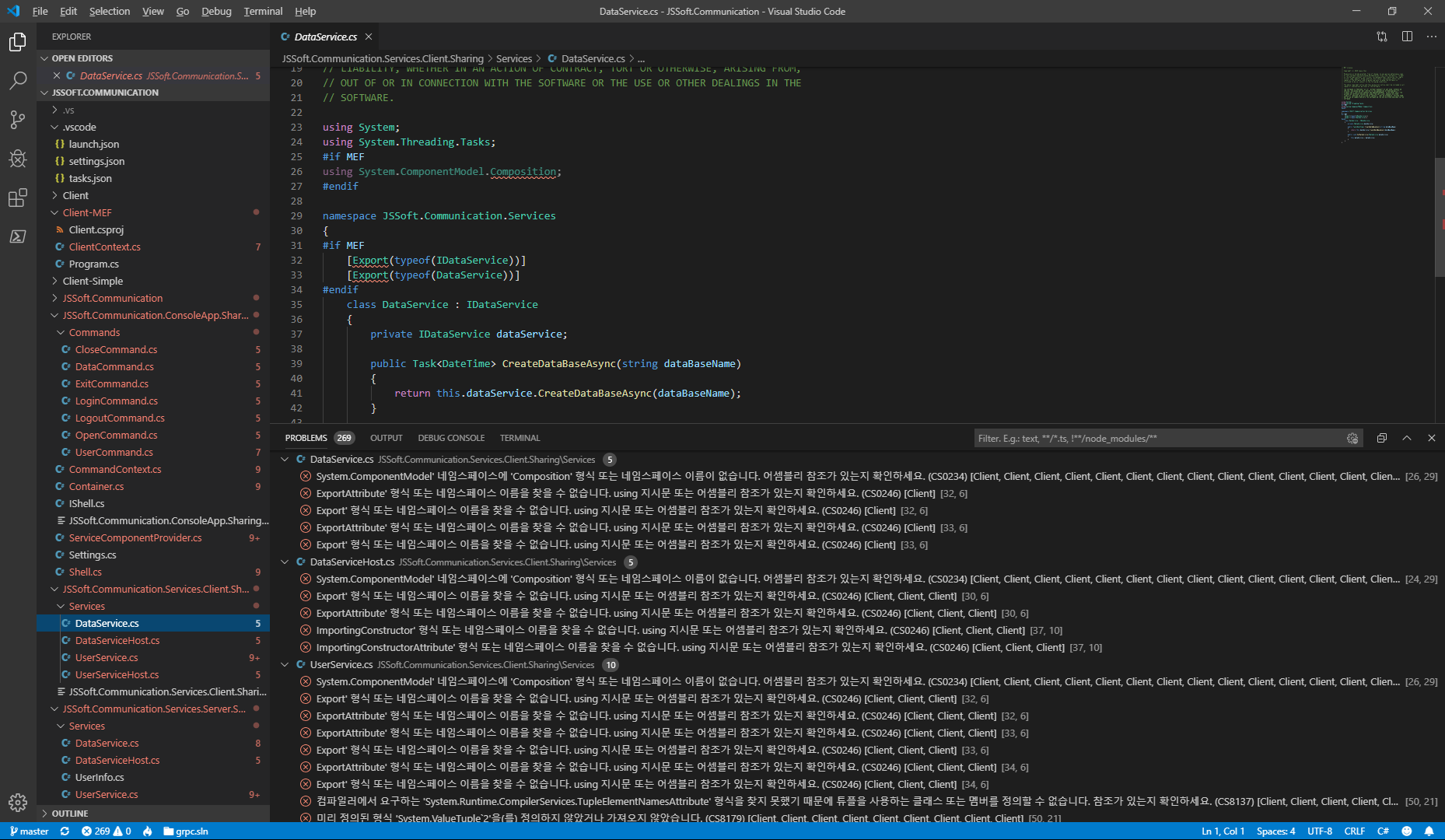 There Are Too Many Problems List With The Project · Issue 3233 · Dotnet Vscode Csharp · Github