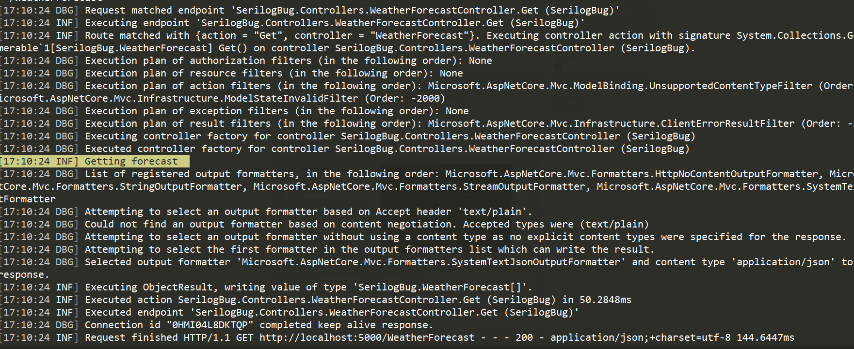 Steeltoe Dynamic Logging with appsettings.json configuration not working · Issue #857 ...