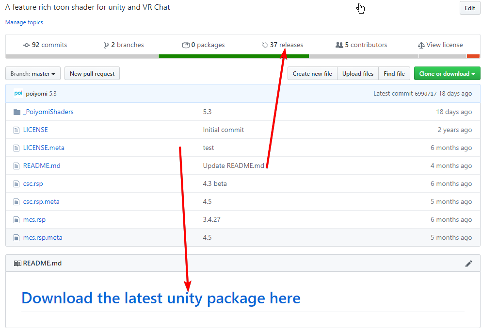 no how to install · Issue #15 · poiyomi/PoiyomiToonShader · GitHub