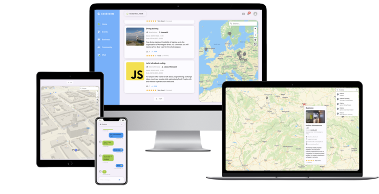 GitHub - blkluv/metamap: It allows you to create events and businesses on an interactive world ...