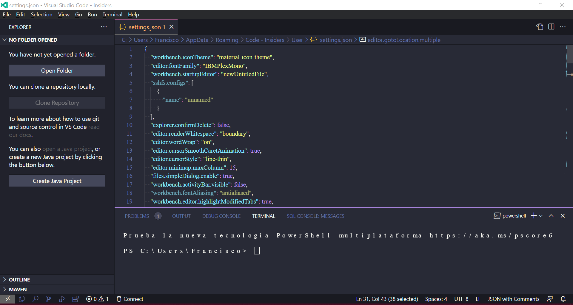 Font issue in terminal · Issue #122424 · microsoft/vscode · GitHub