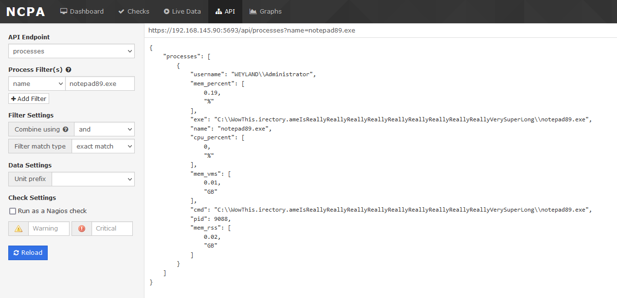 Cannot check process by name · Issue #768 · NagiosEnterprises/ncpa · GitHub